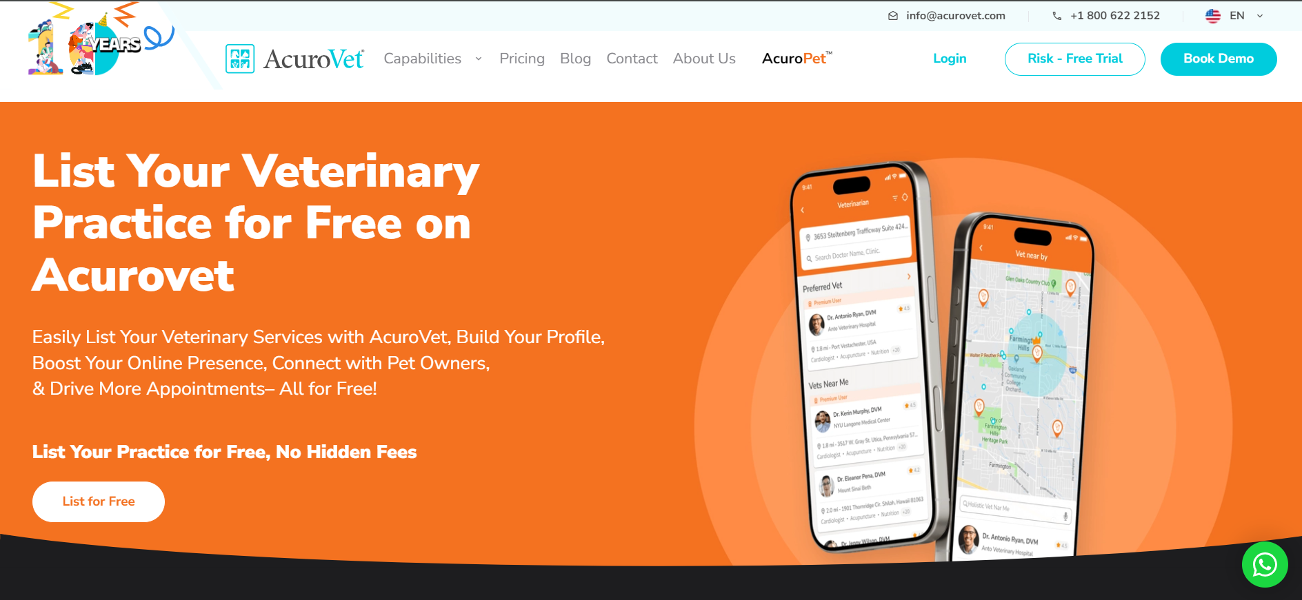 List Your Veterinary Practice for Free with AcuroVet’s Free Plan